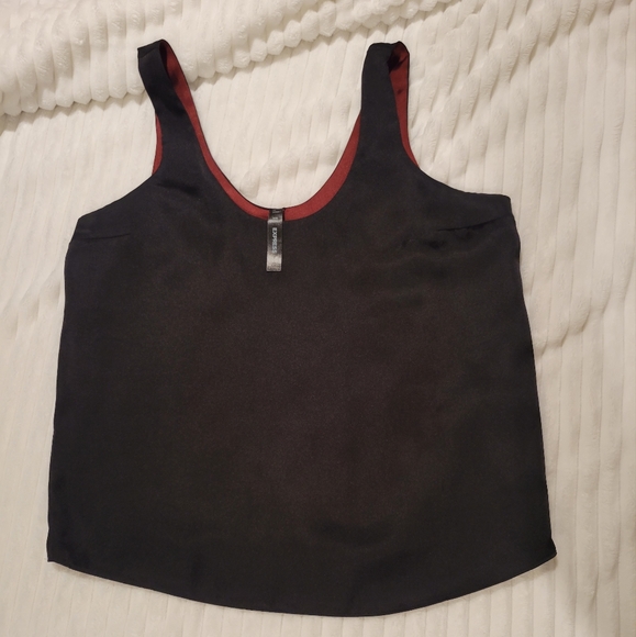 Express | Tops | Express Reversible Satin Scoop Neck Tank | Poshmark